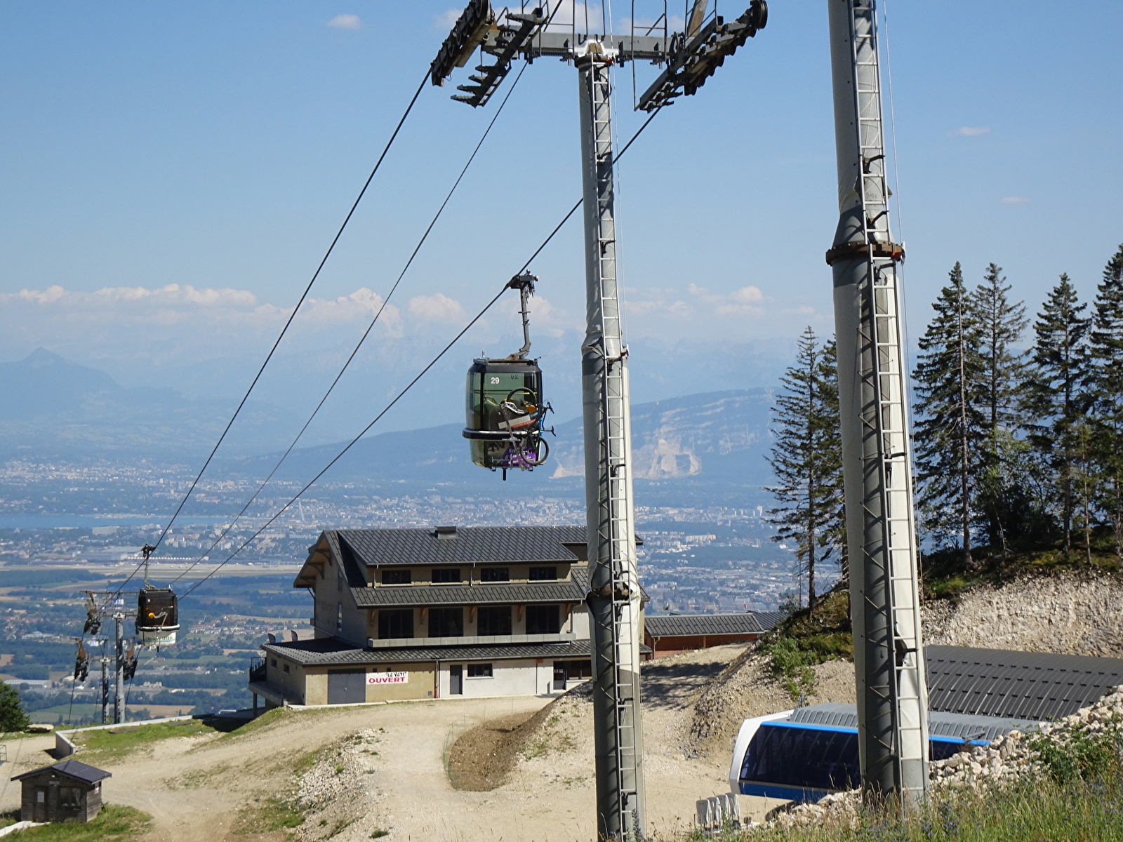 Piste VTT descente – bleu – Vino Rosso – Espace Ain Forestière ...